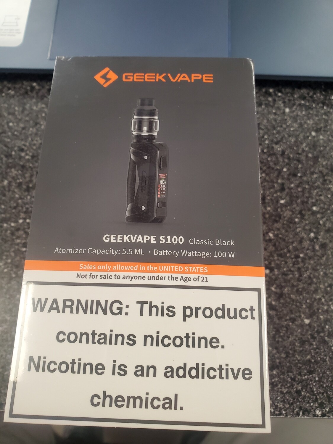 Geek Vape S100 Black Device Kit