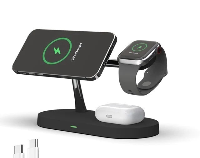 Wireless Charging Hub 5 in 1 (6 Months Warranty)