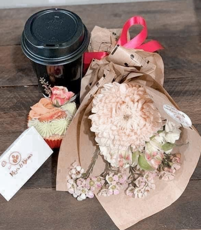 Cupcake, Cuppa & Flower Posy Deal!