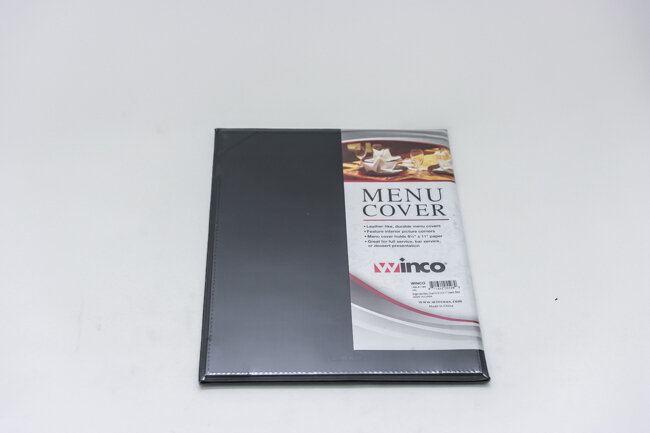 WC 8 1/2 x 11" Single View Menu Cover