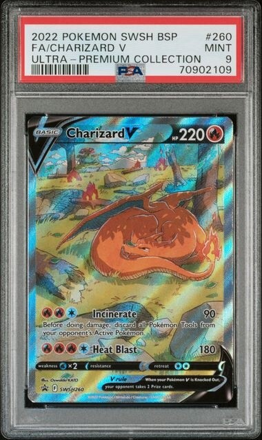 2022 Pokemon Promo Charizard Ultra Premium Collection Charizard V #SWSH260