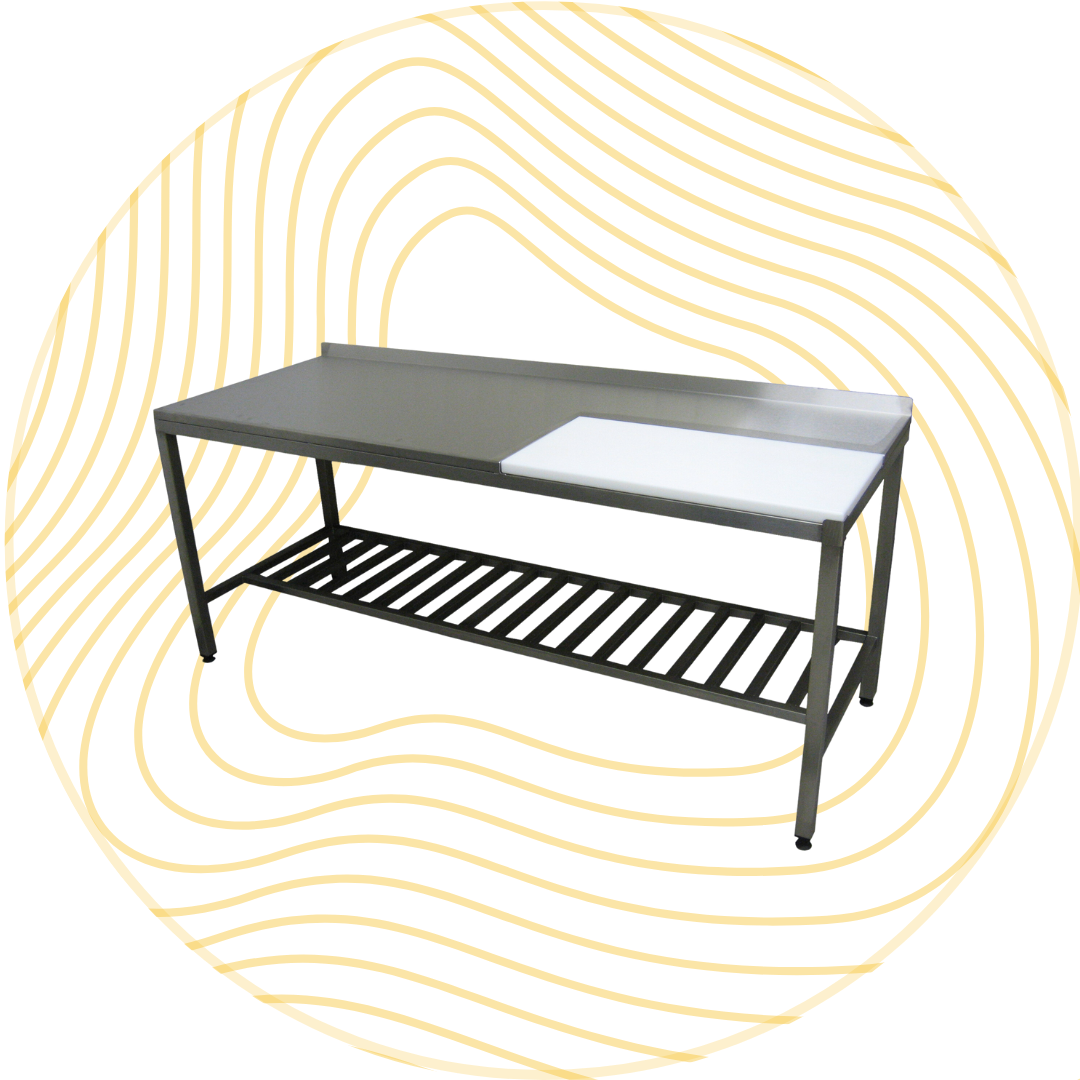 Tables inox standard et sur mesure, et accessoires