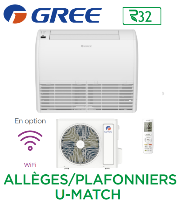 GREE Allèges / Plafonniers U-MATCH UM ST 18 R32 GREE Allèges / Plafonniers U-MATCH UM ST 18 R32