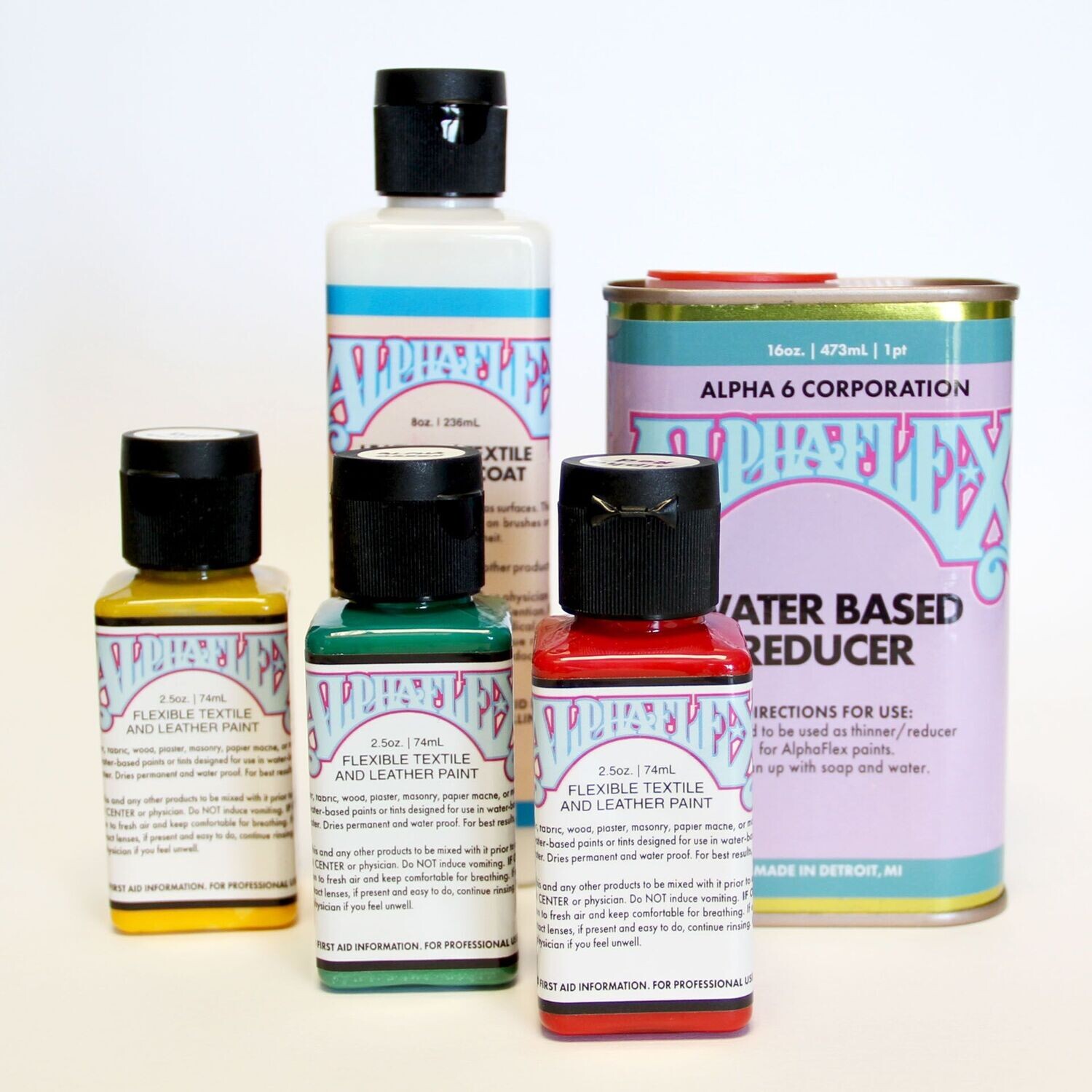 AlphaFlex Farben und Zusätze