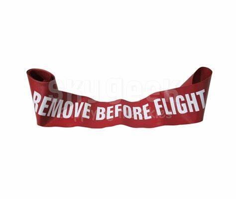 Remove Before Flight Streamers