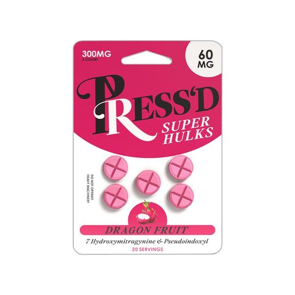 Press'd - Super Hulk 60mg Tablets