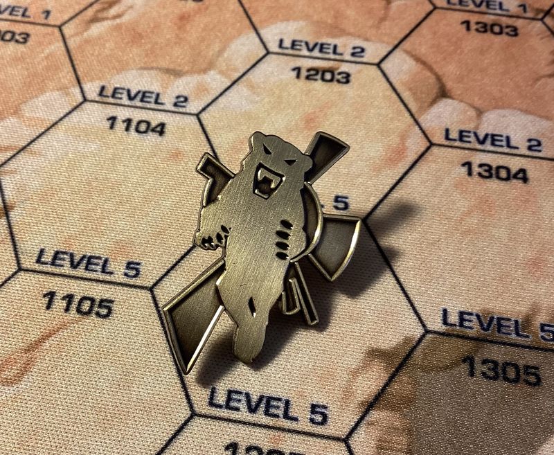 Battletech Smoke Jaguar Enamel Pin Battletech Smoke Jaguar Enamel Pin