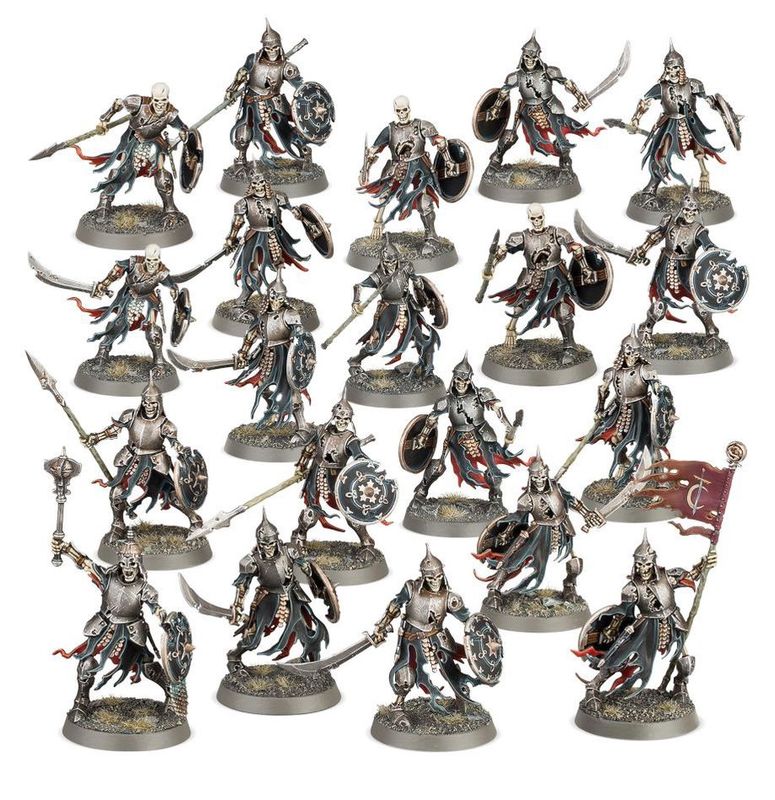 Warhammer Age of Sigmar Soulblight Gravelords Deathrattle Skeletons