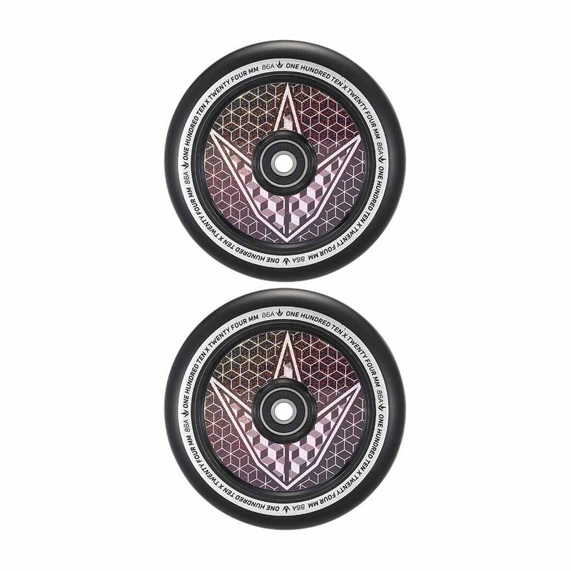 ENVY| 110MM HOLLOW CORE GEO LOGO HOLOGRAM WHEELS