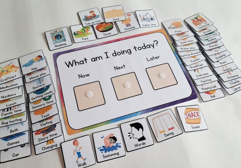 Visual communication social stories board