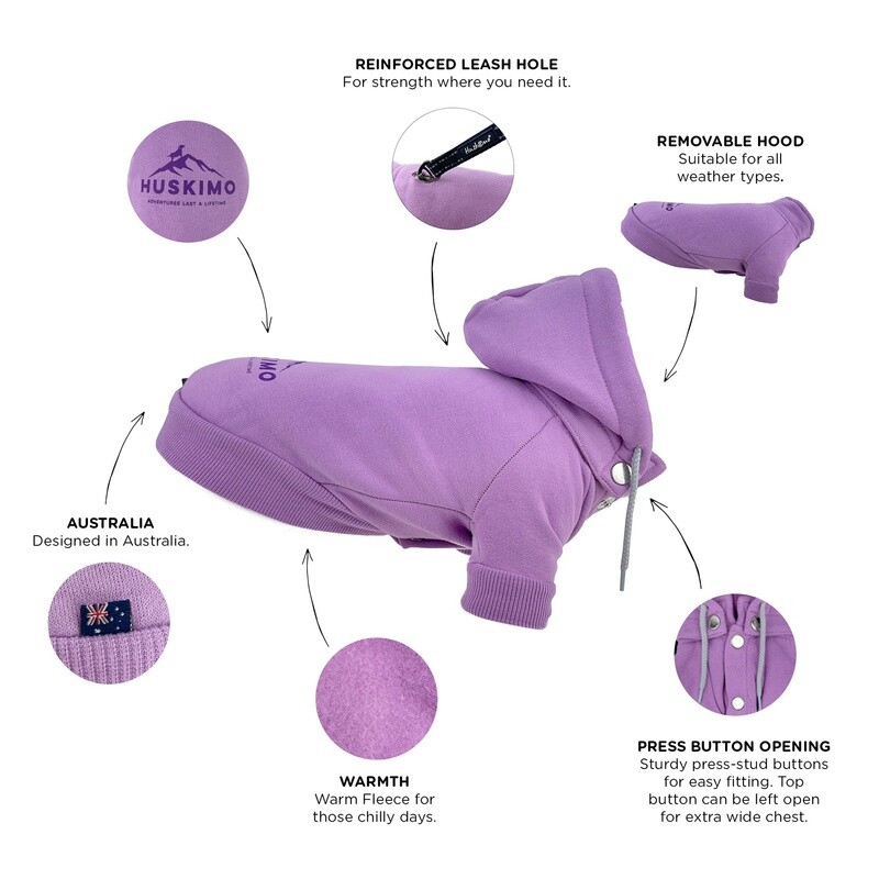 Huskimo Hartz Hoodie Lilac