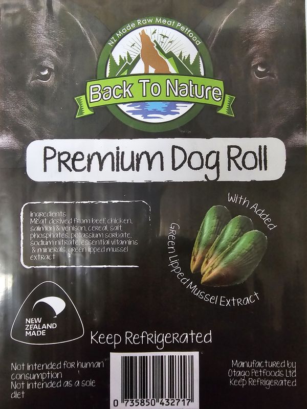Back To Nature Dog Roll - Premium 3kg