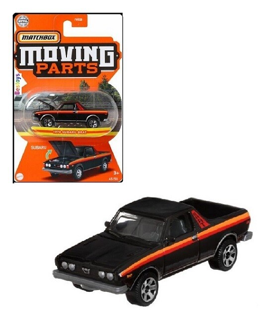 Matchbox Diecast Model Car Moving Parts Subaru Brat 1978 1/64 scale new ...