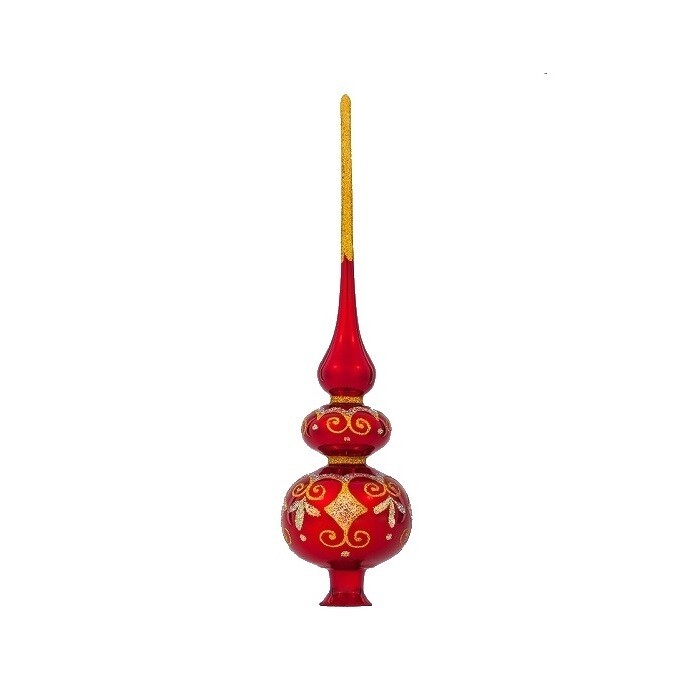 Exquisite European Finial Glass Christmas Tree Toppers | Hand Blown ...