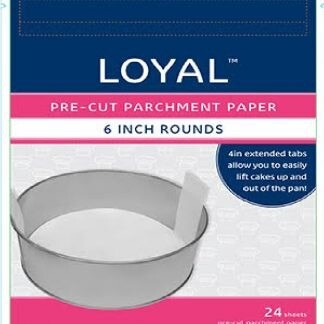 PRE CUT PARCHMENT PAPER 6” ROUND