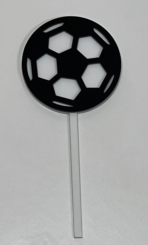 SOCCER BALL CAKE TOPPER