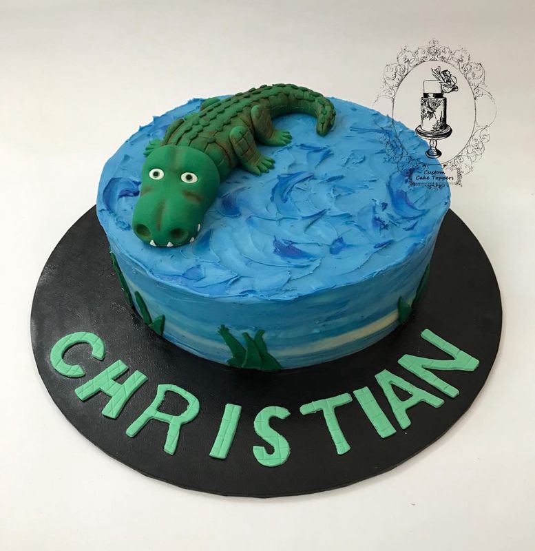 Crocodile cake