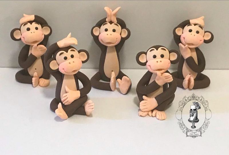 Monkey Cake Topper