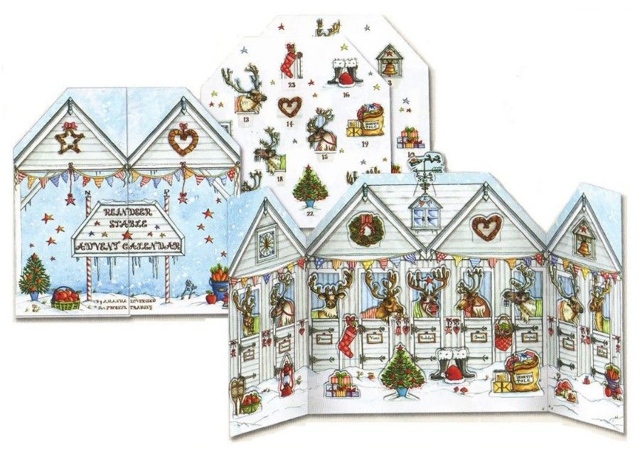 Reindeer Stables Advent Calendar - Online Shop - Sarah Loves Cards