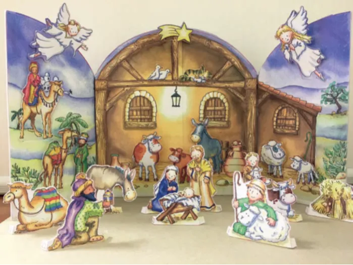 Nativity Stable Advent Calendar - Online Shop - Sarah Loves Cards