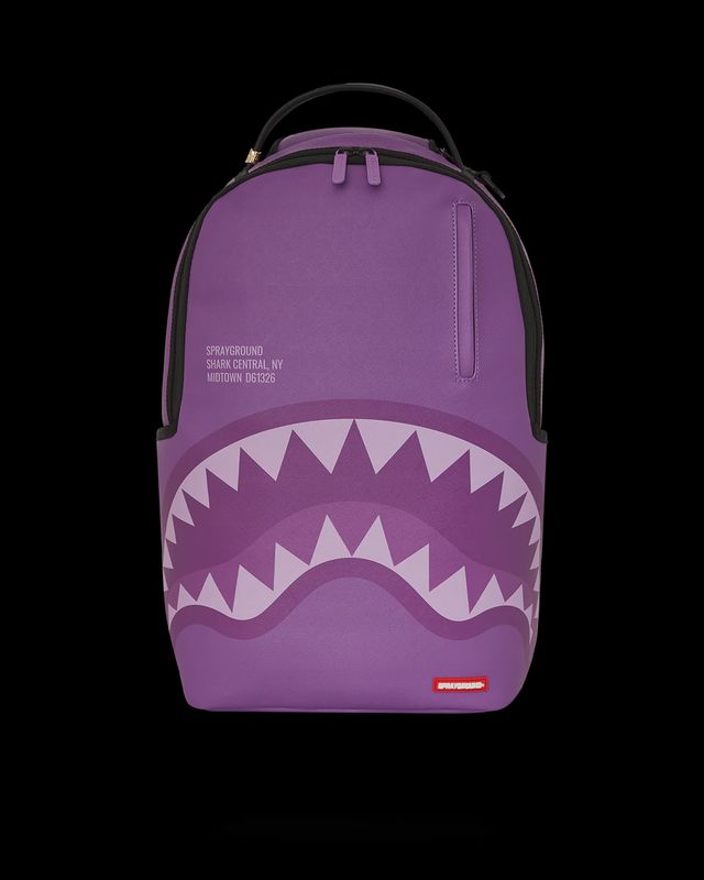 Sprayground SHARK CENTRAL PURPLE VENOM BACKPACK