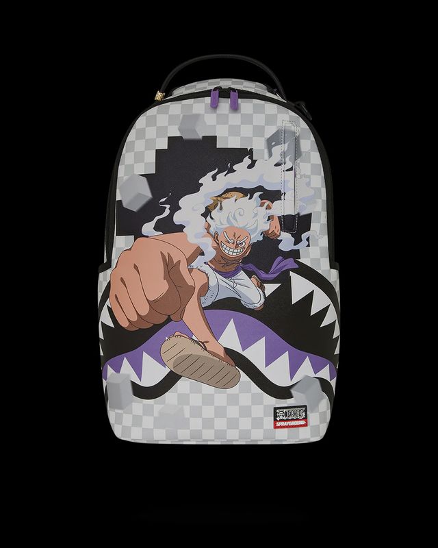 Sprayground ONE PIECE GEAR 5 LUFFY CHECKERED SMASH