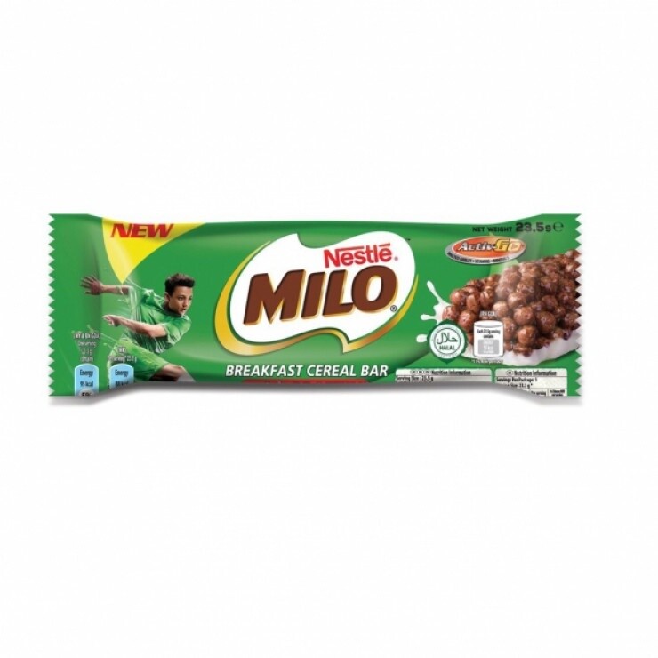 Milo Breakfast Cereal Bar with protein 23g