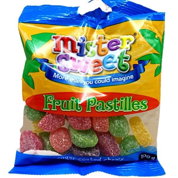 Fruit Pastilles Mr Sweet 100g Bag