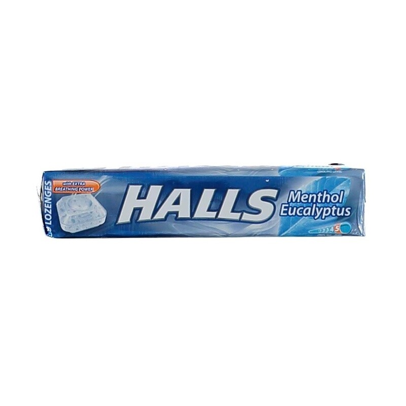 Menthol Eucalyptus Halls Lozenges 9 Units
