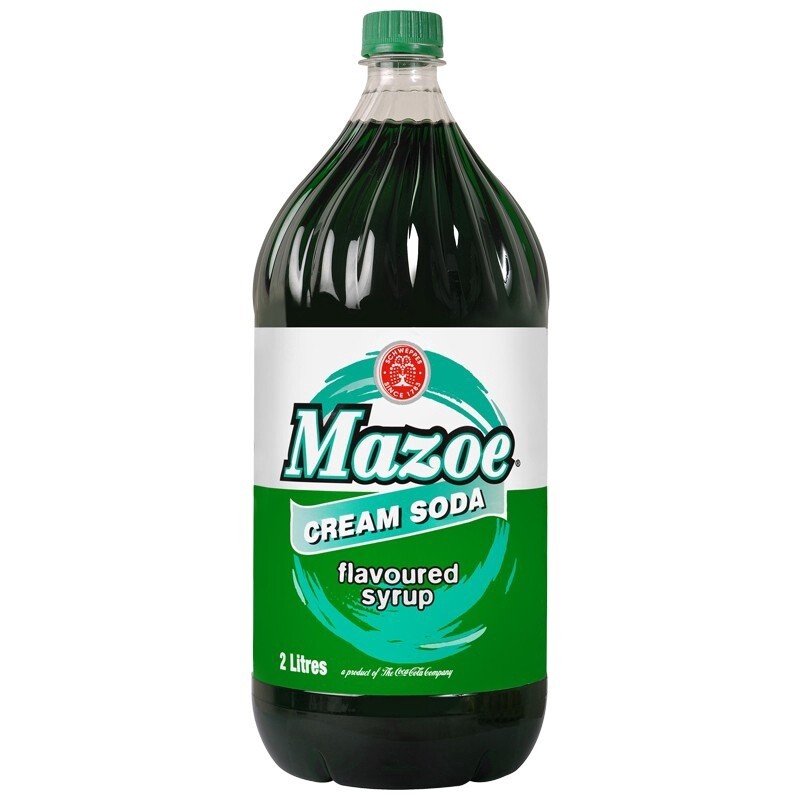 Cream Soda (from Zimbabwe) Schwepps Mazoe 2L