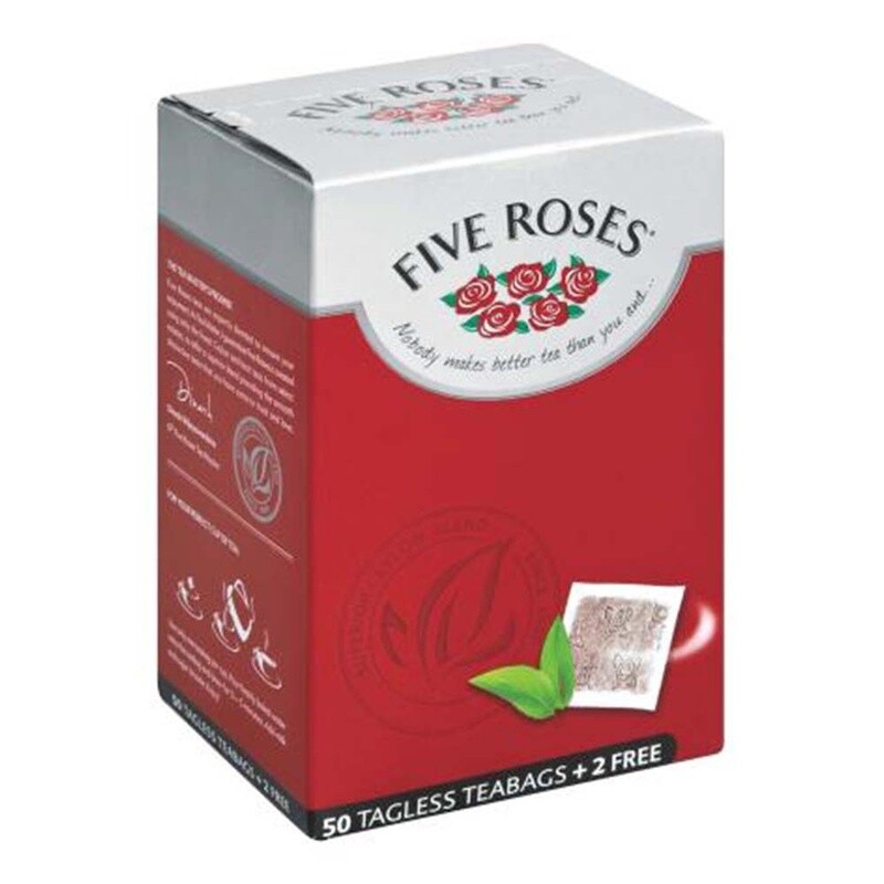 Tagless Teabags Five Roses 100's