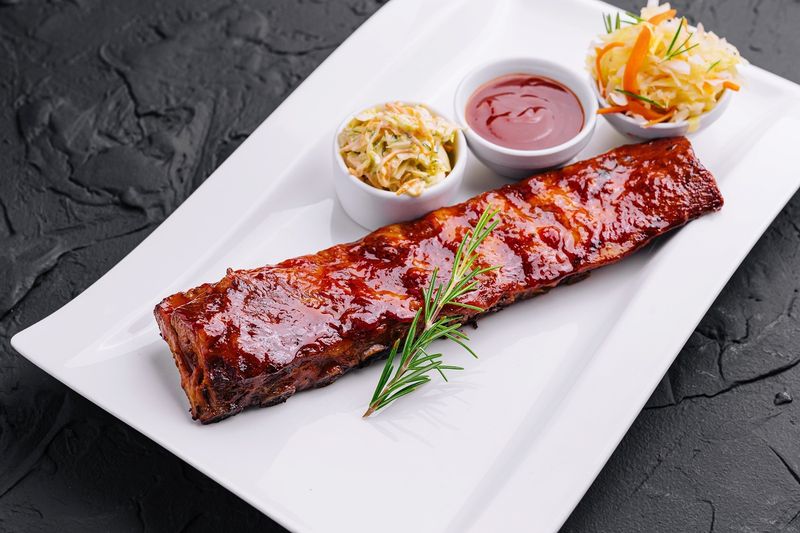 Spareribs Baby Back Ribs. Naturell. Rå. Fryst, bulk. Norge.