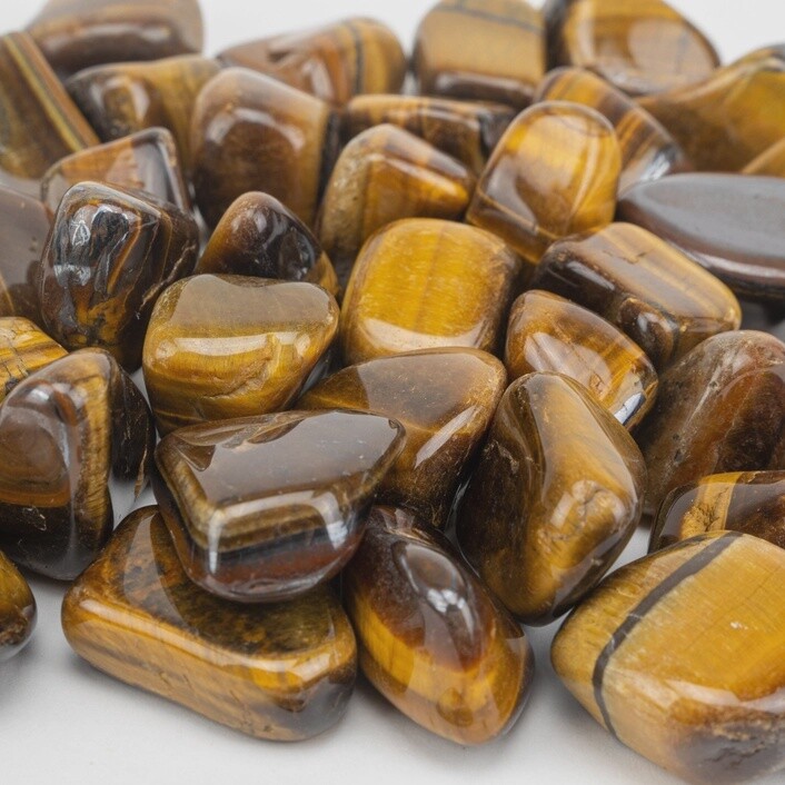 Yellow Tiger Eye Tumble Stone