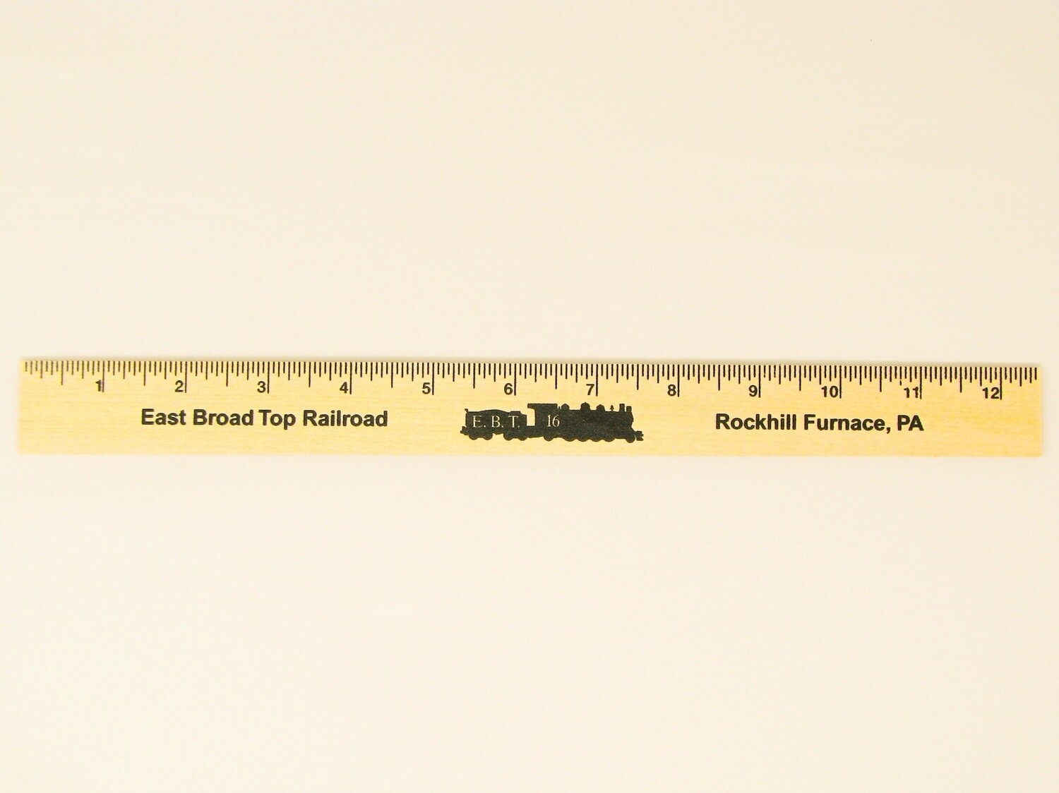 12" Wooden Ruler