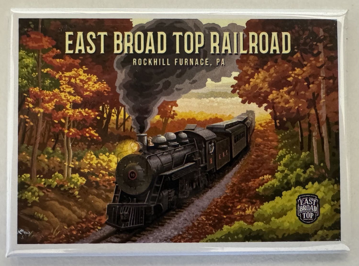 Steam In The Fall - Metal Art Print