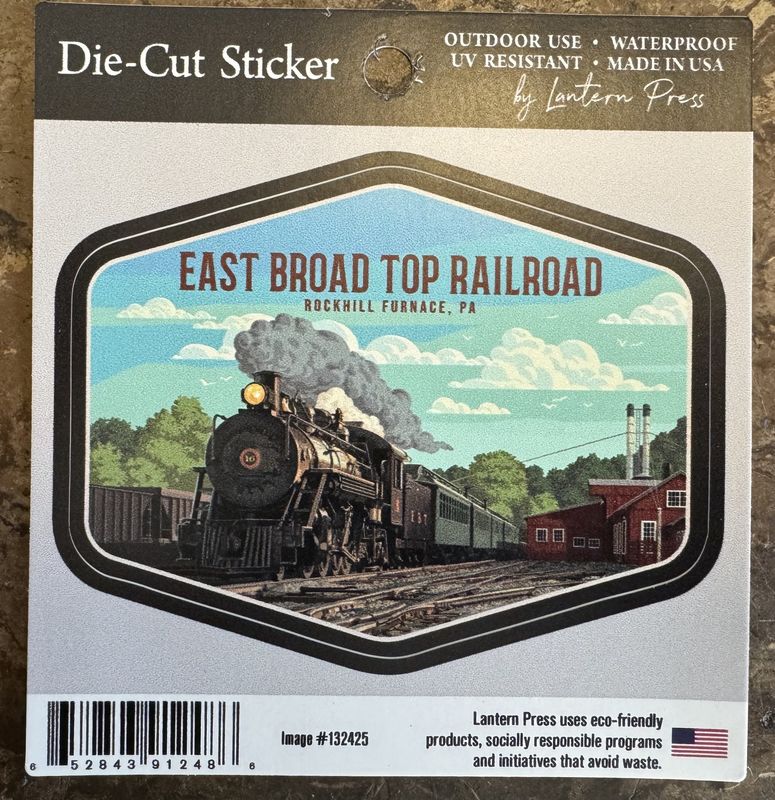 Products — East Broad Top Railroad Online Gift Shop