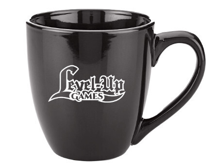 LEVEL UP GAMES MUG – BLACK – 2023 – STORE – Level Up Games