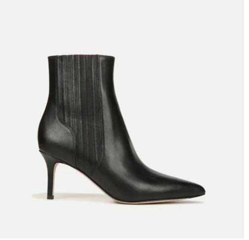 VERONICA BEARD Lisa Leather Mid Heal Bootie