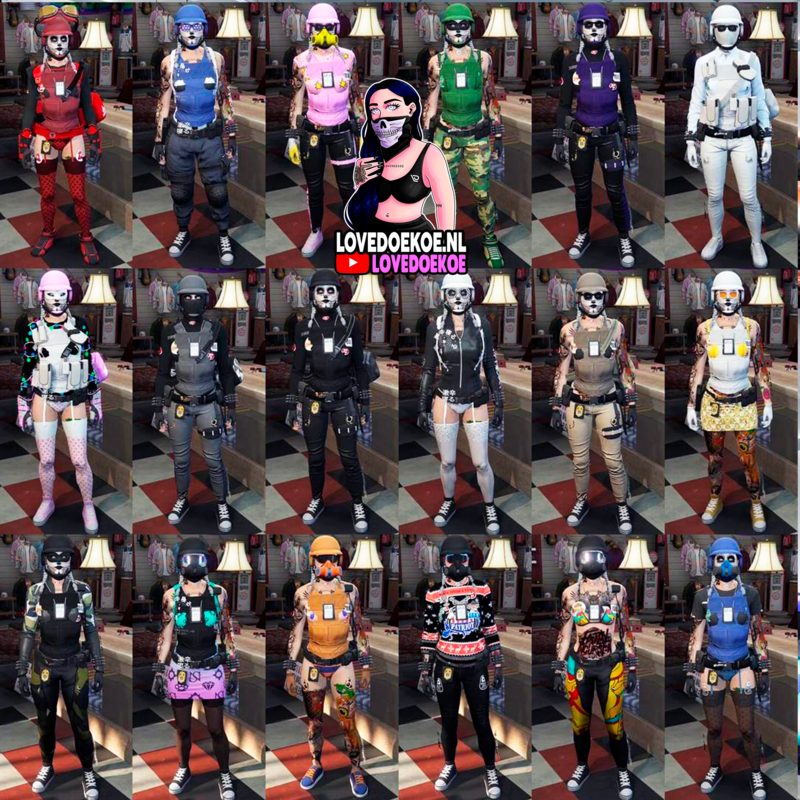 ULTRA MODDED DOUBLE CHARACTER (FEMALE & MALE) FAST RUN ACCOUNT: MODDED ...