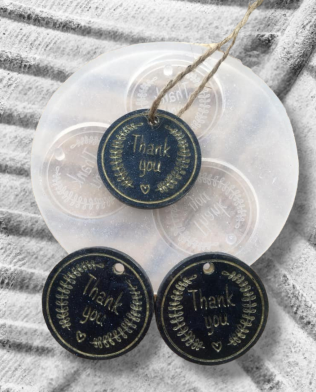Thank You Tag Silicone Mold