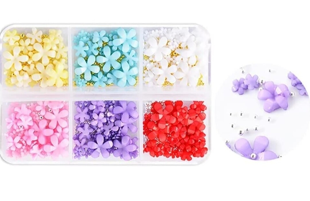 Mini 3d Resin Flowers