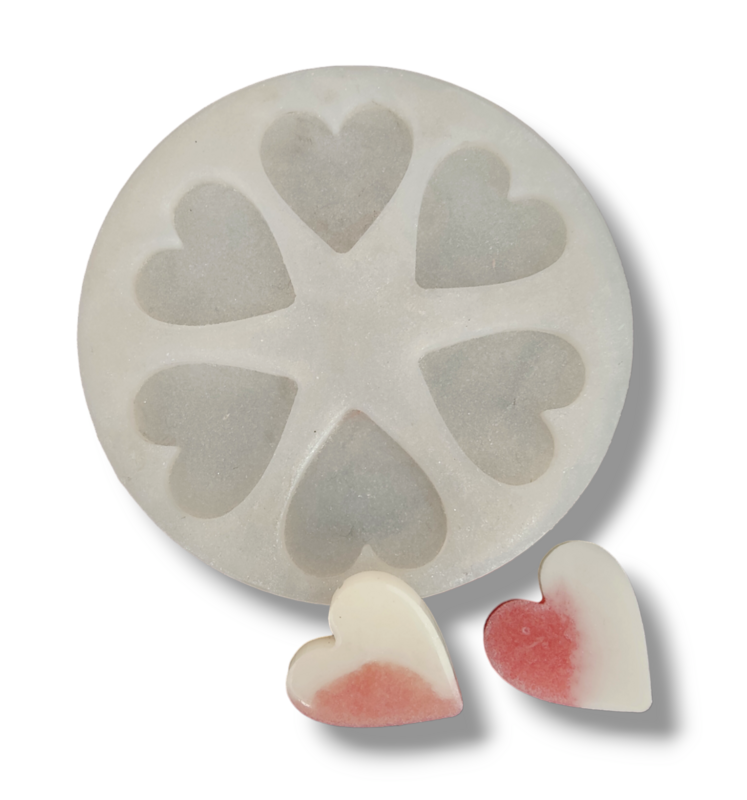 Hearts Silicone Mold