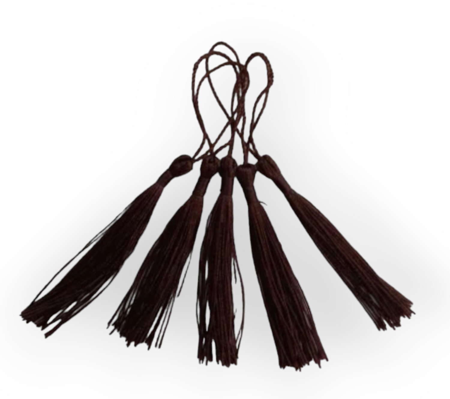 Chocolate Brown Tassels (5pcs)