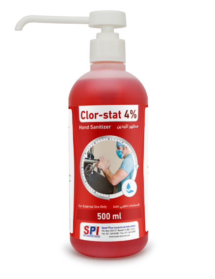 HAND SANITIZER / SCRUB CLOR STAT 4% 500ML SPI