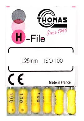 H FILE 25mm ( 6 pcs )