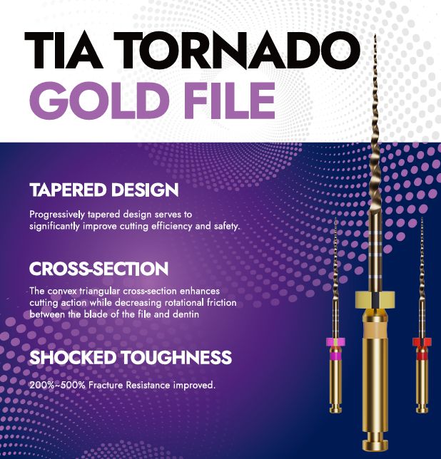 TIA TORNADO GOLD FILE - ROTARY FILES