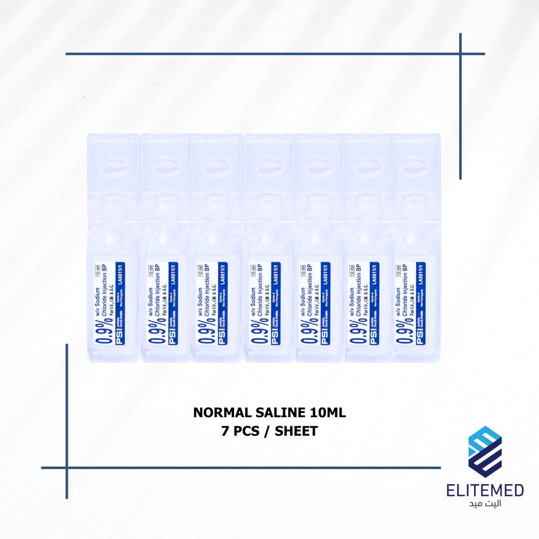 NORMAL SALINE SMALL 10ml ( 7 Ampules )
