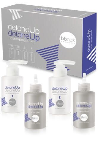 BBCOS DETONE UP - COLOUR REMOVER KIT 4 X 100ML