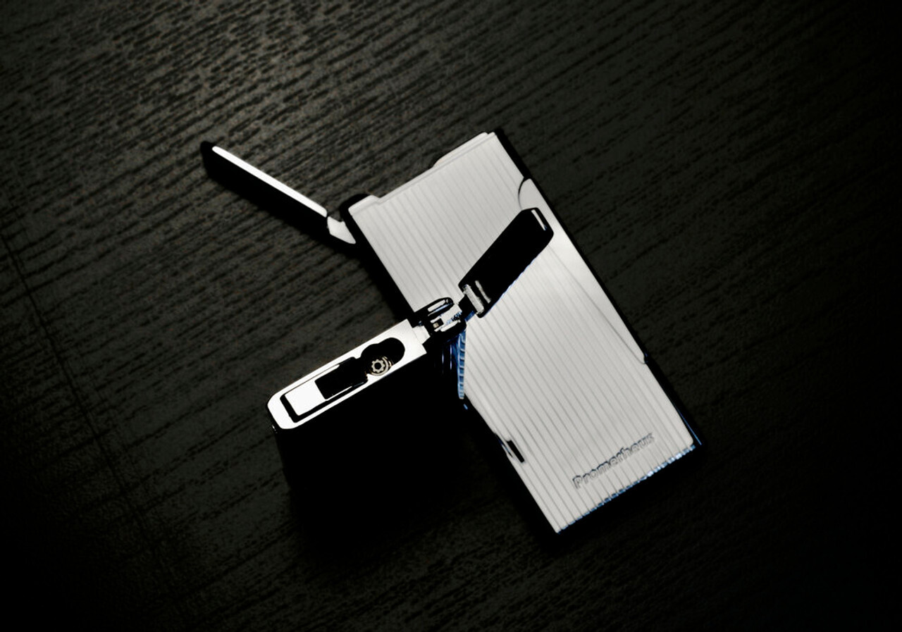 Prometheus Chrome Vertical Lines Torch