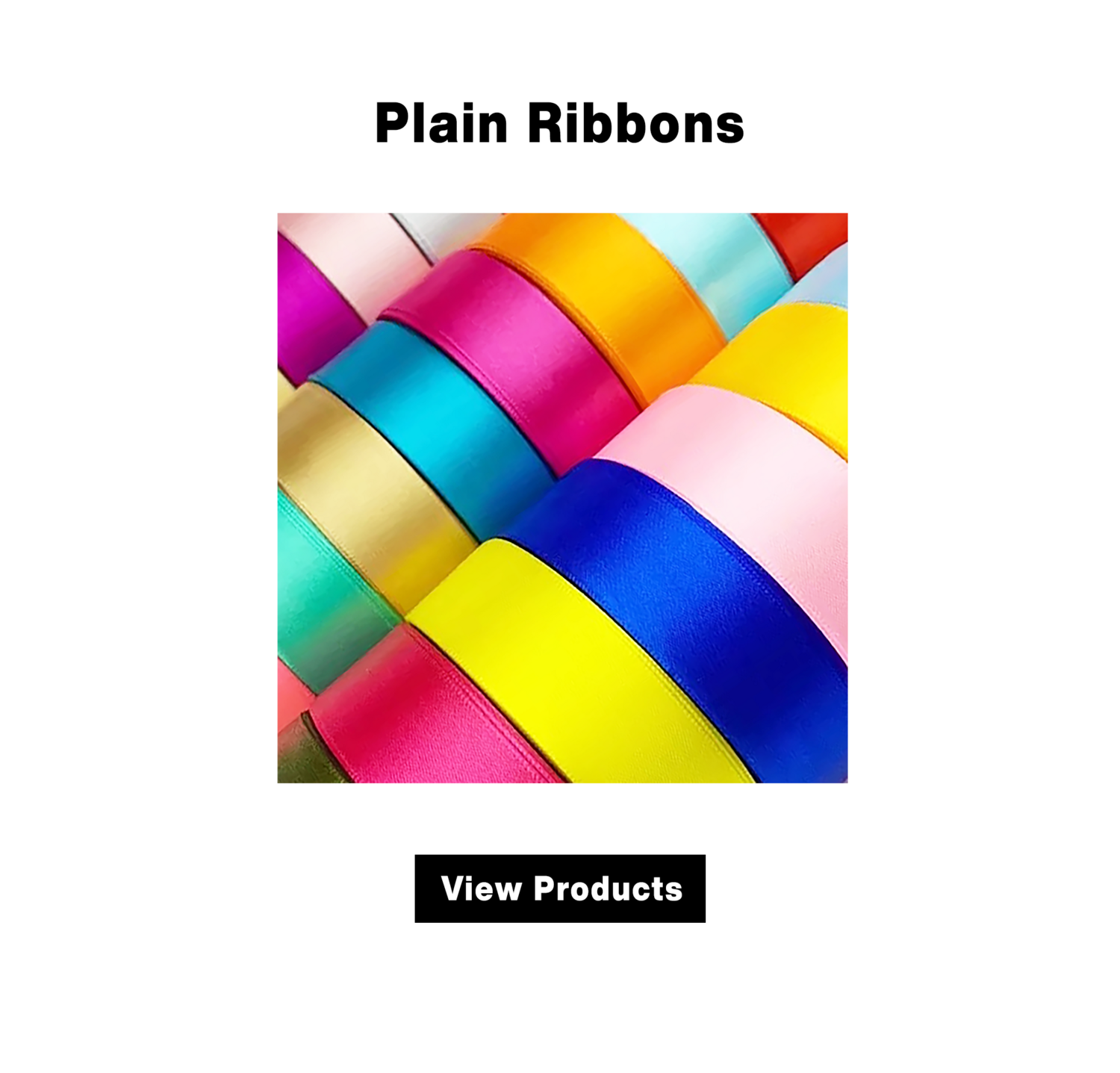 Plain Satin Ribbons